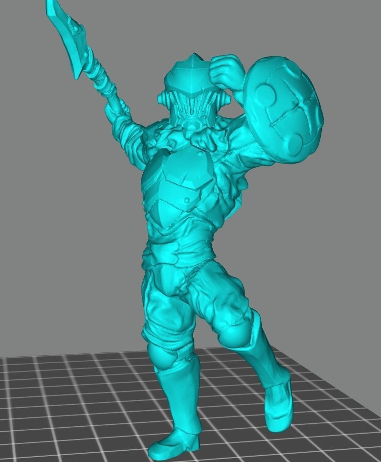 goblin slayer with lance 3D model | CGTrader