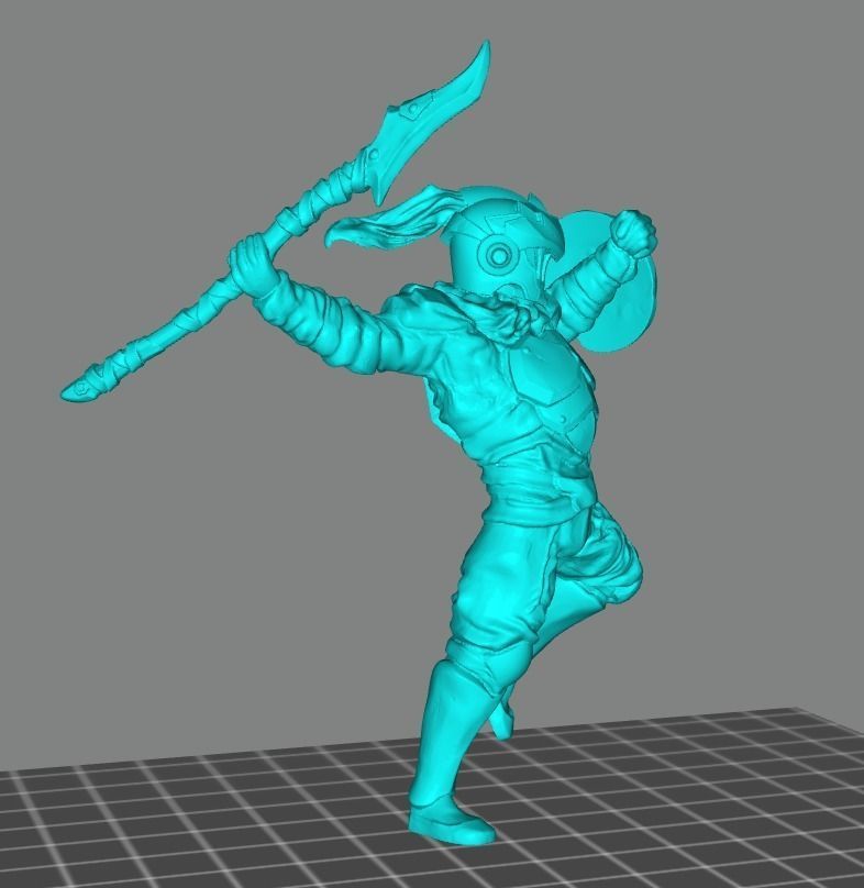 goblin slayer with lance 3D model | CGTrader