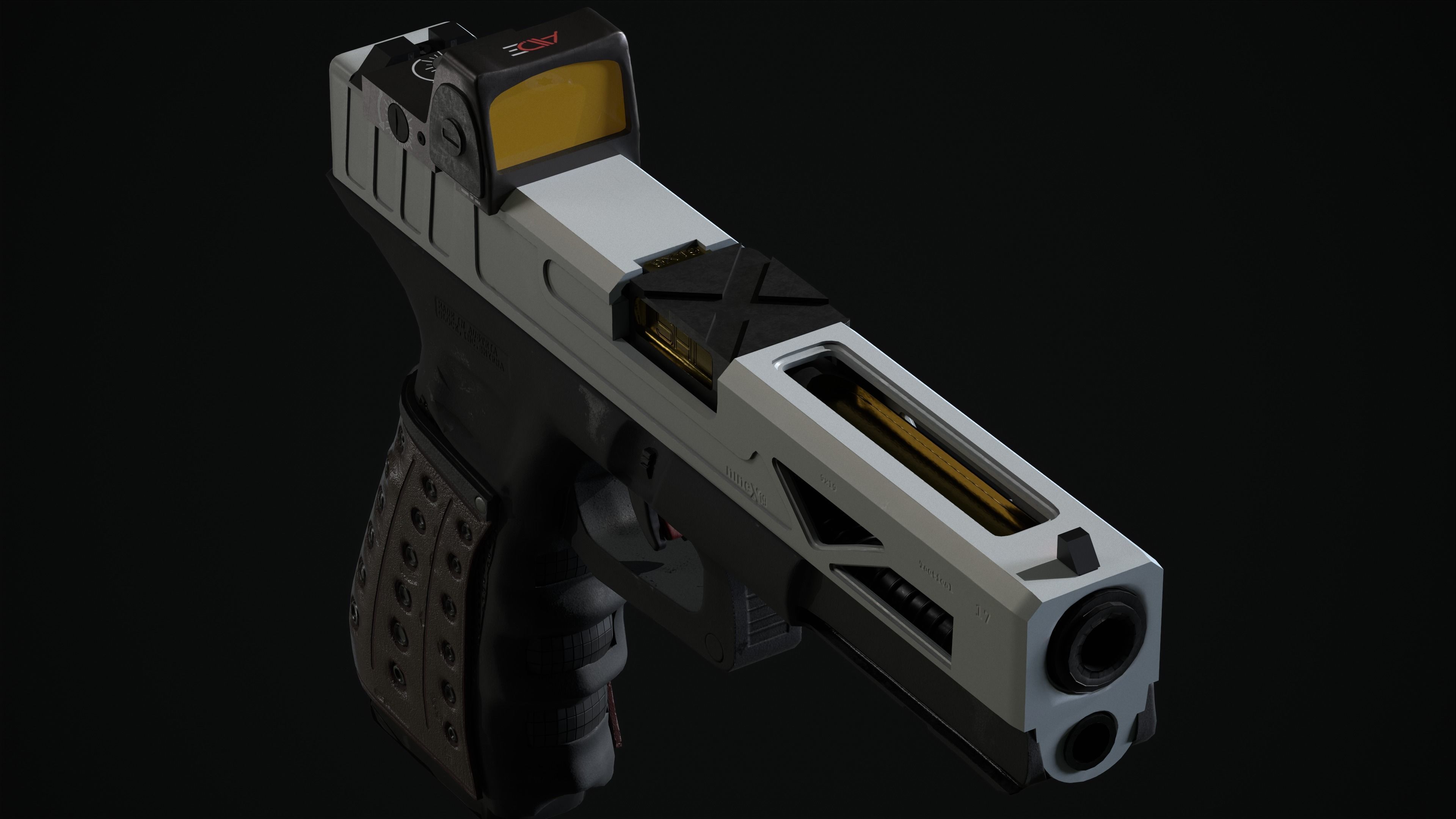 3D model Glock 17 Gen 3 VR / AR / low-poly | CGTrader