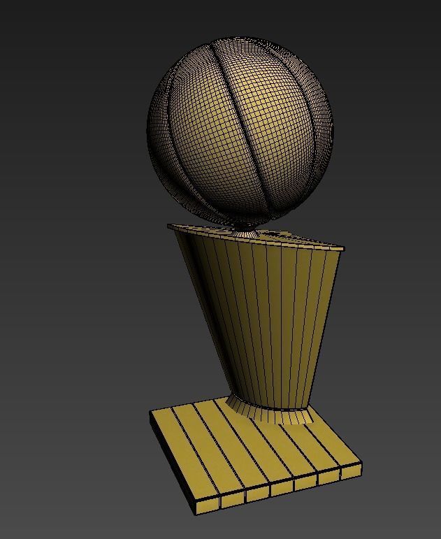 3D model NBA Championship Trophy VR / AR / low-poly | CGTrader
