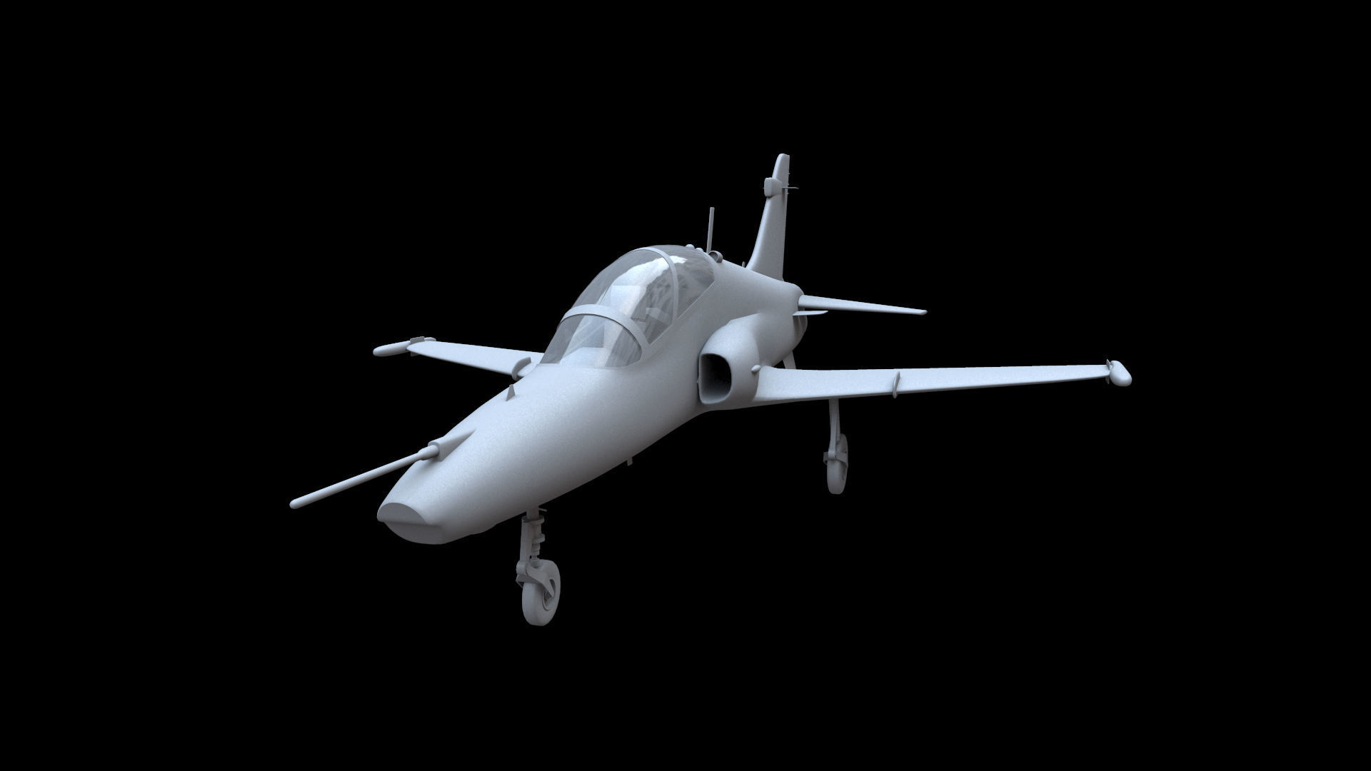 BAe Hawk 128 free VR / AR / low-poly 3D model | CGTrader
