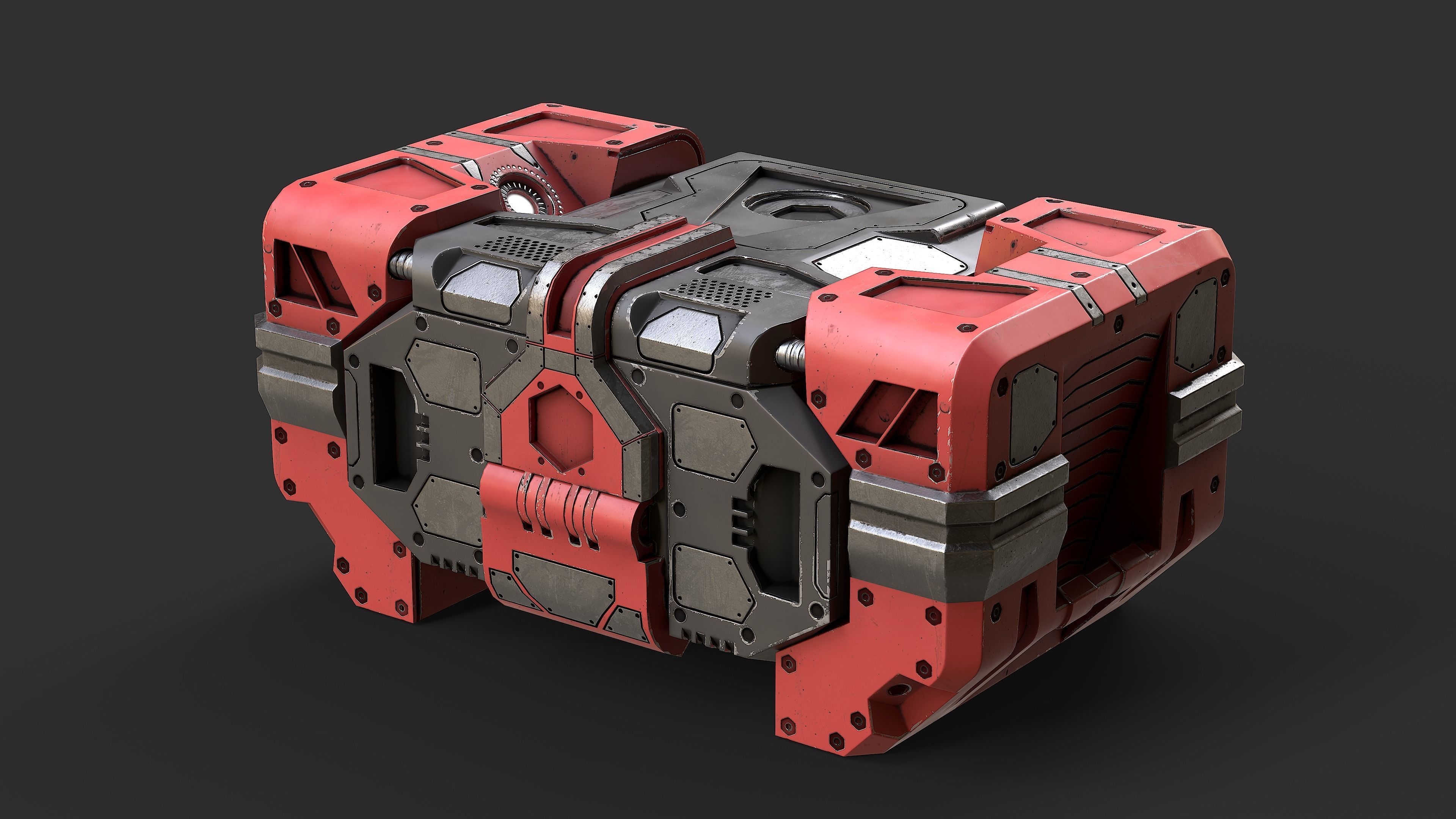 3D model Sci-Fi Loot box VR / AR / low-poly | CGTrader