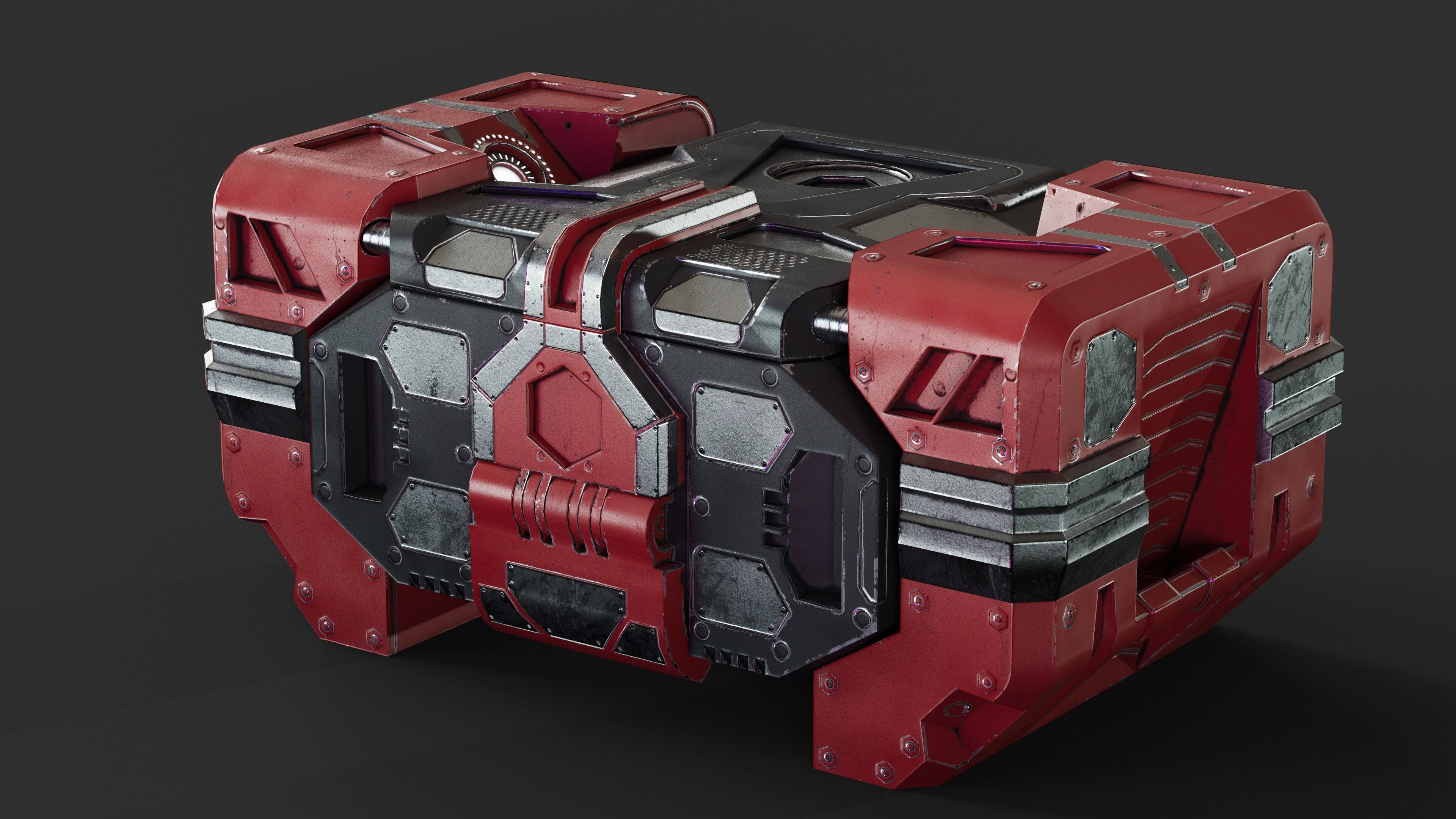 3D model Sci-Fi Loot box VR / AR / low-poly | CGTrader