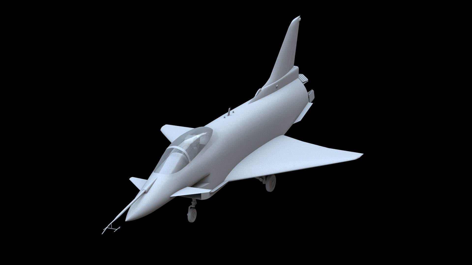 Rockwell-MBB X-31 free VR / AR / low-poly 3D model | CGTrader