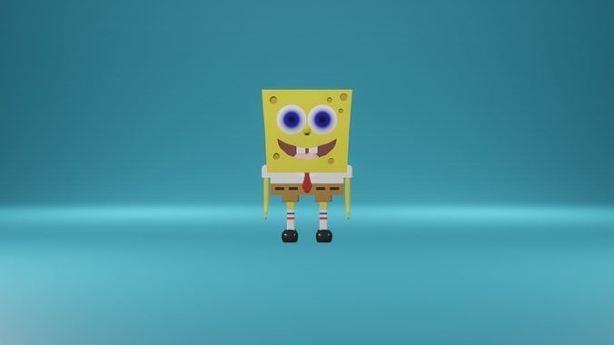3D model Spongebob squarepants VR / AR / low-poly | CGTrader