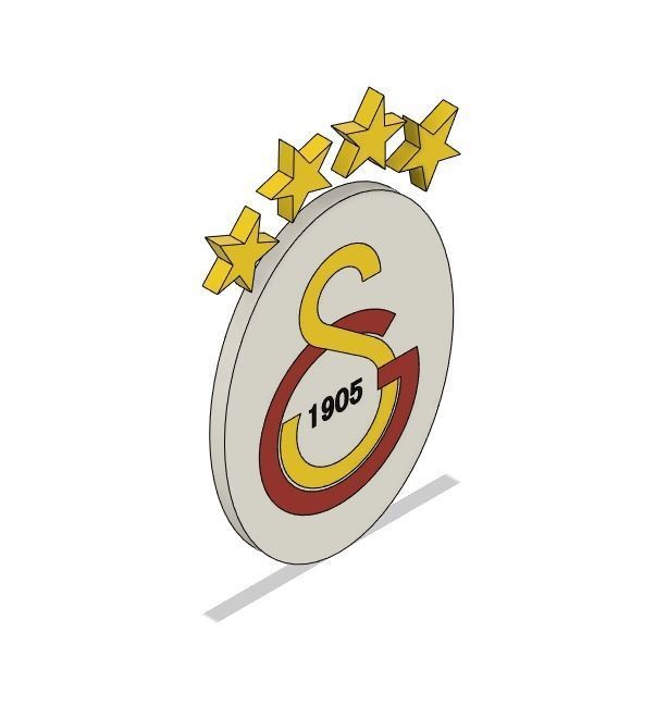 3D model GALATASARAY-GS fc istanbul logo VR / AR / low-poly | CGTrader