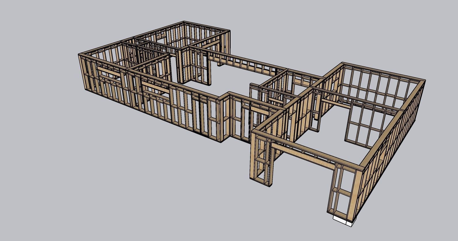 Timber frame house 3D and video 3D model | CGTrader