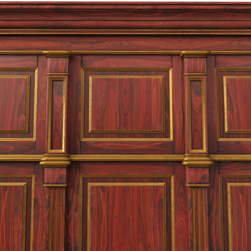 Wooden panel 01 04 3D model | CGTrader