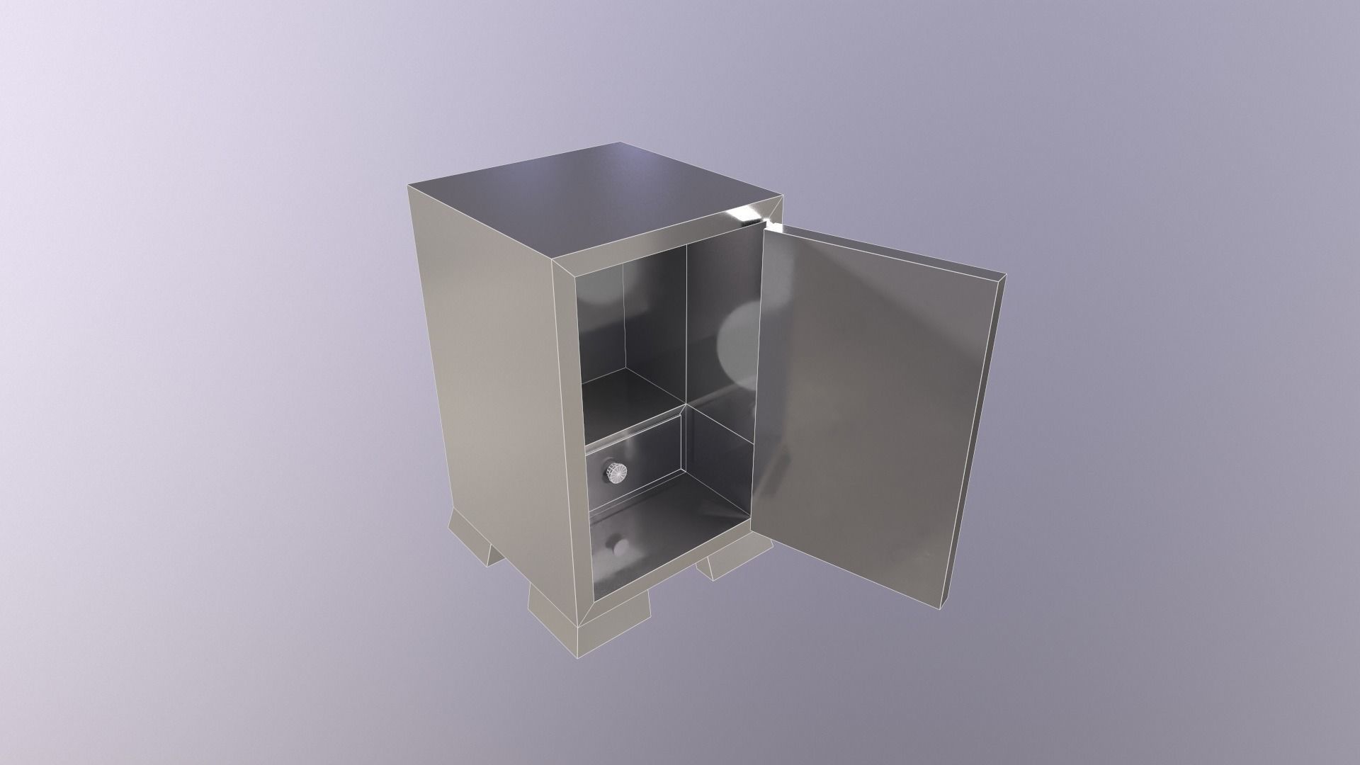 3D model vault safe box VR / AR / low-poly | CGTrader