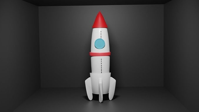 rocket free 3D model | CGTrader