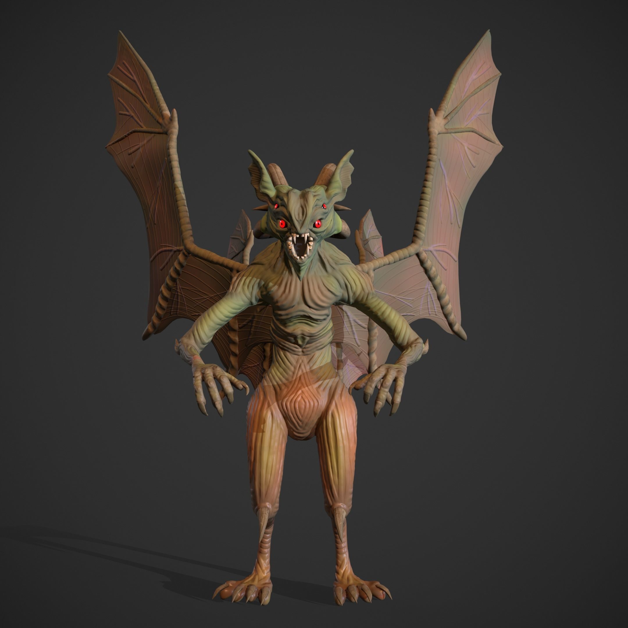 3D model Stylized Gargoyle VR / AR / low-poly | CGTrader