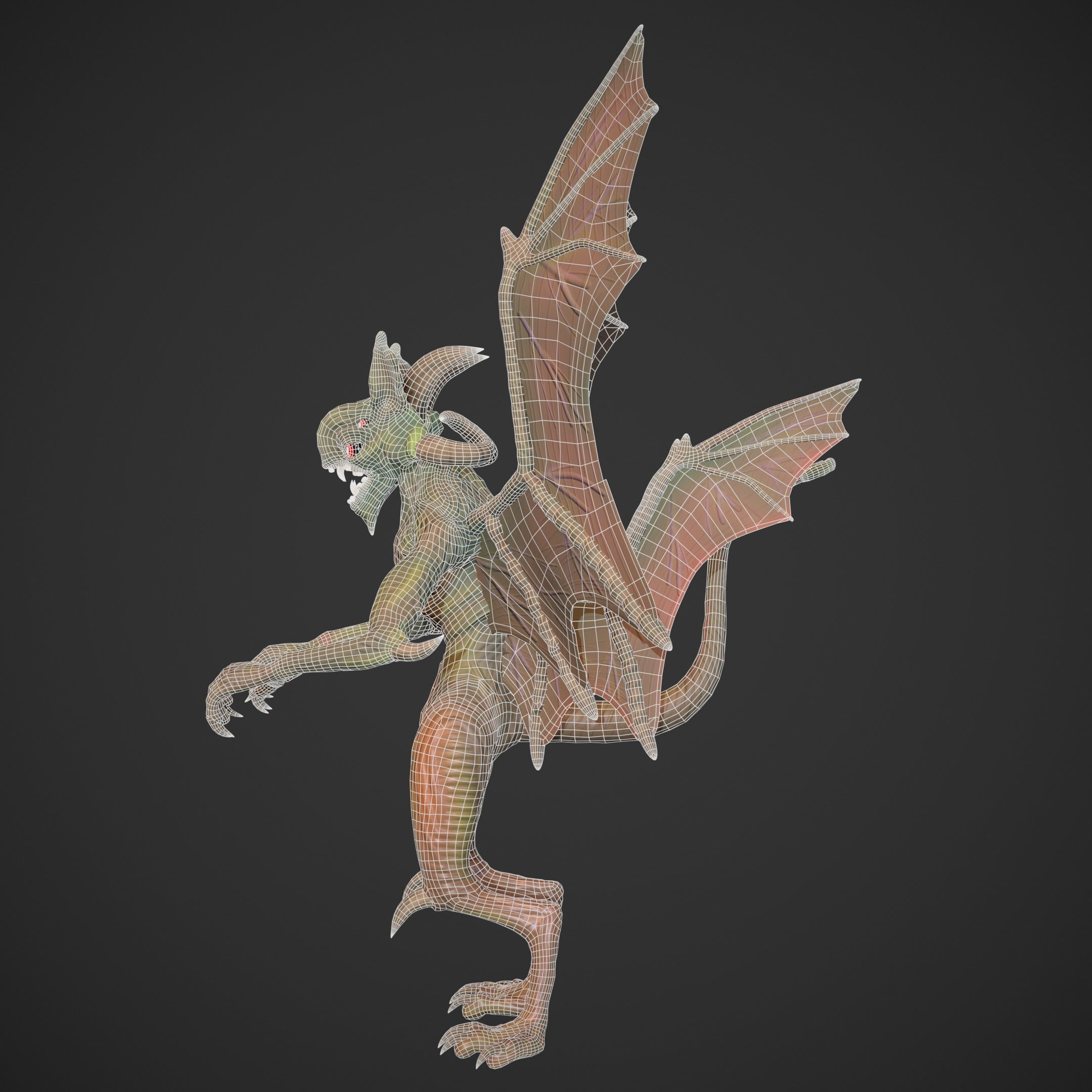 3D model Stylized Gargoyle VR / AR / low-poly | CGTrader