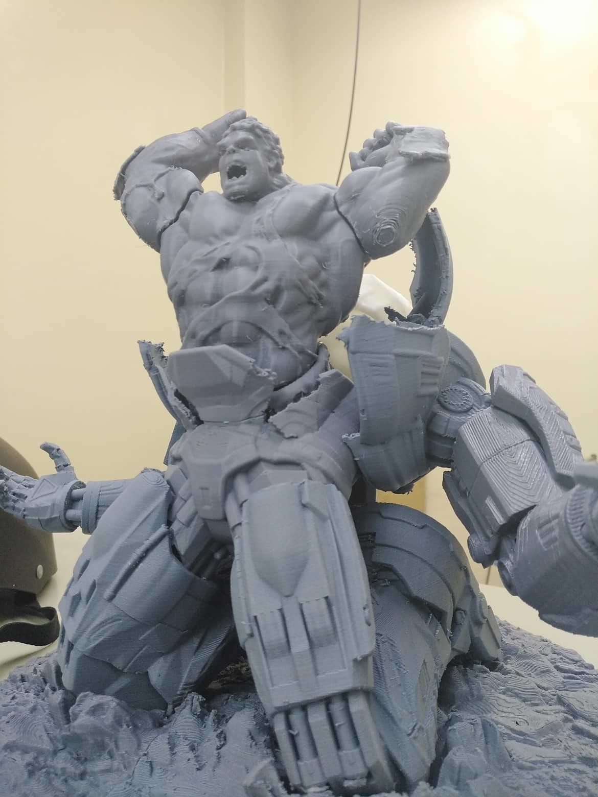 HULK break out of HULKBUSTER - STL files for 3D Printing 3D model ...