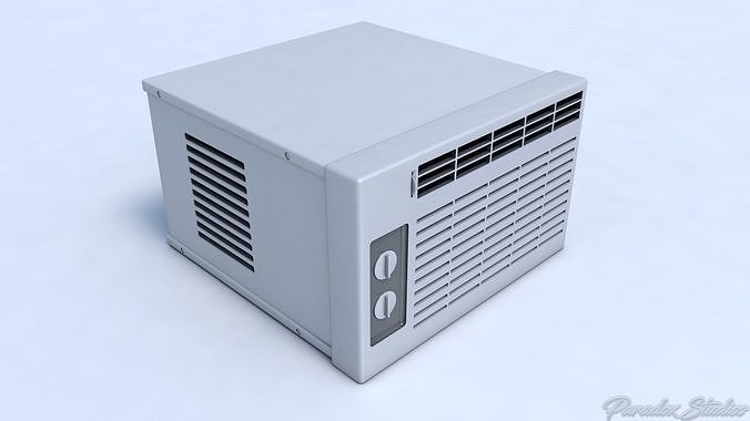 Generic Window A-C Unit 3D model | CGTrader