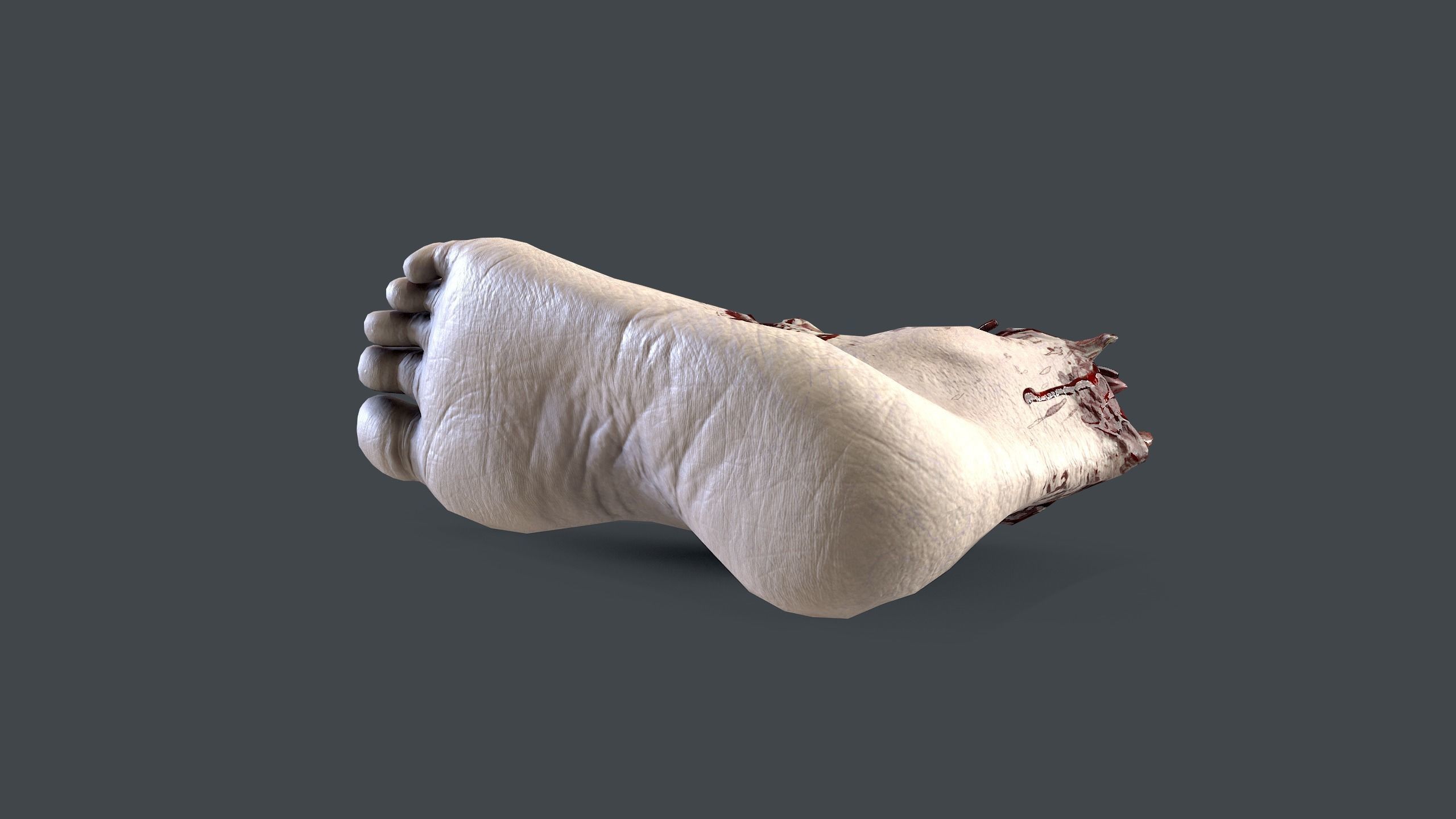 3D model Severed Foot VR / AR / low-poly | CGTrader