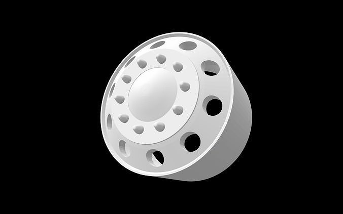Alcoa dually scalable and printable rims 3D model 3D printable | CGTrader