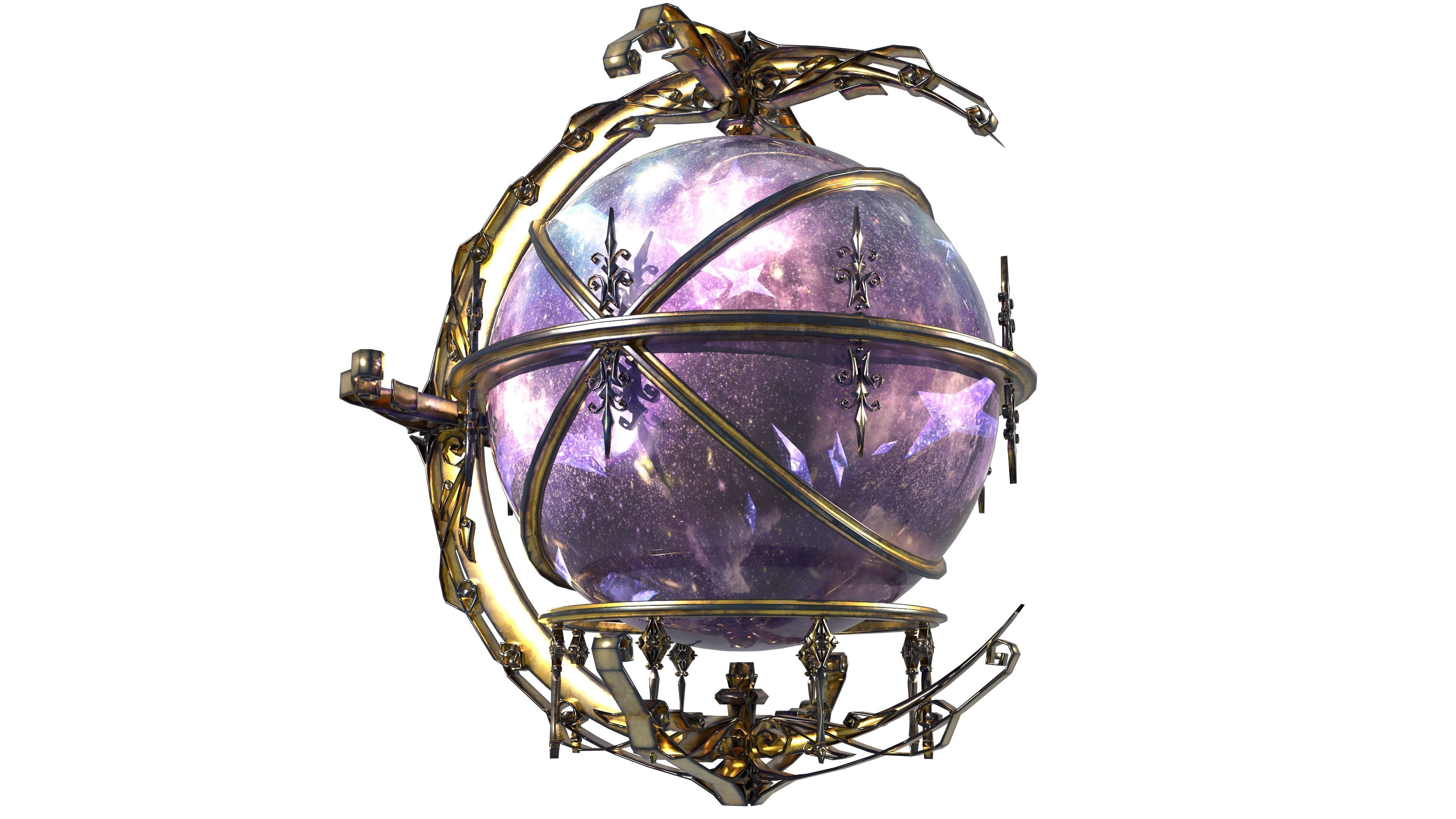 Magic crystal ball 3D model | CGTrader