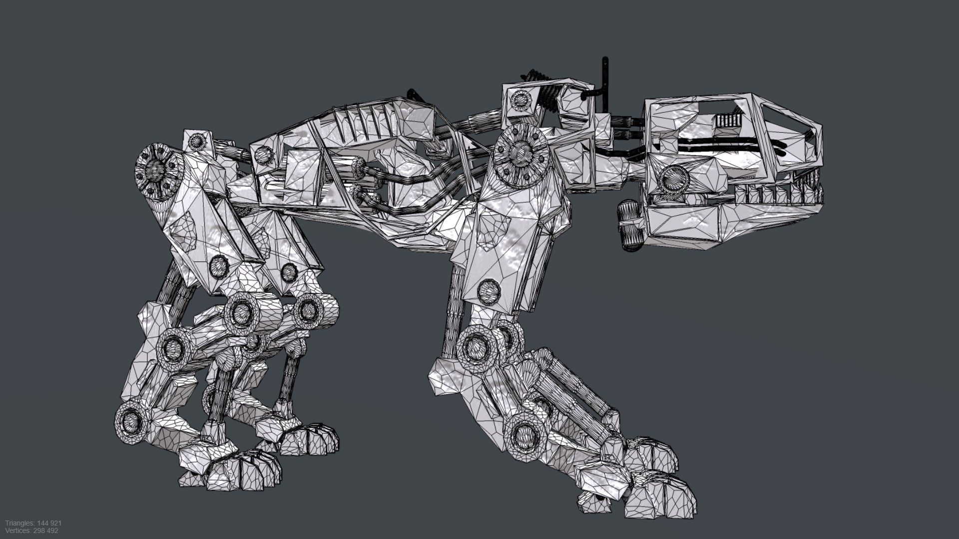 3D model WOLFENSTEIN PANZERHUND DOG PBR VR / AR / low-poly | CGTrader