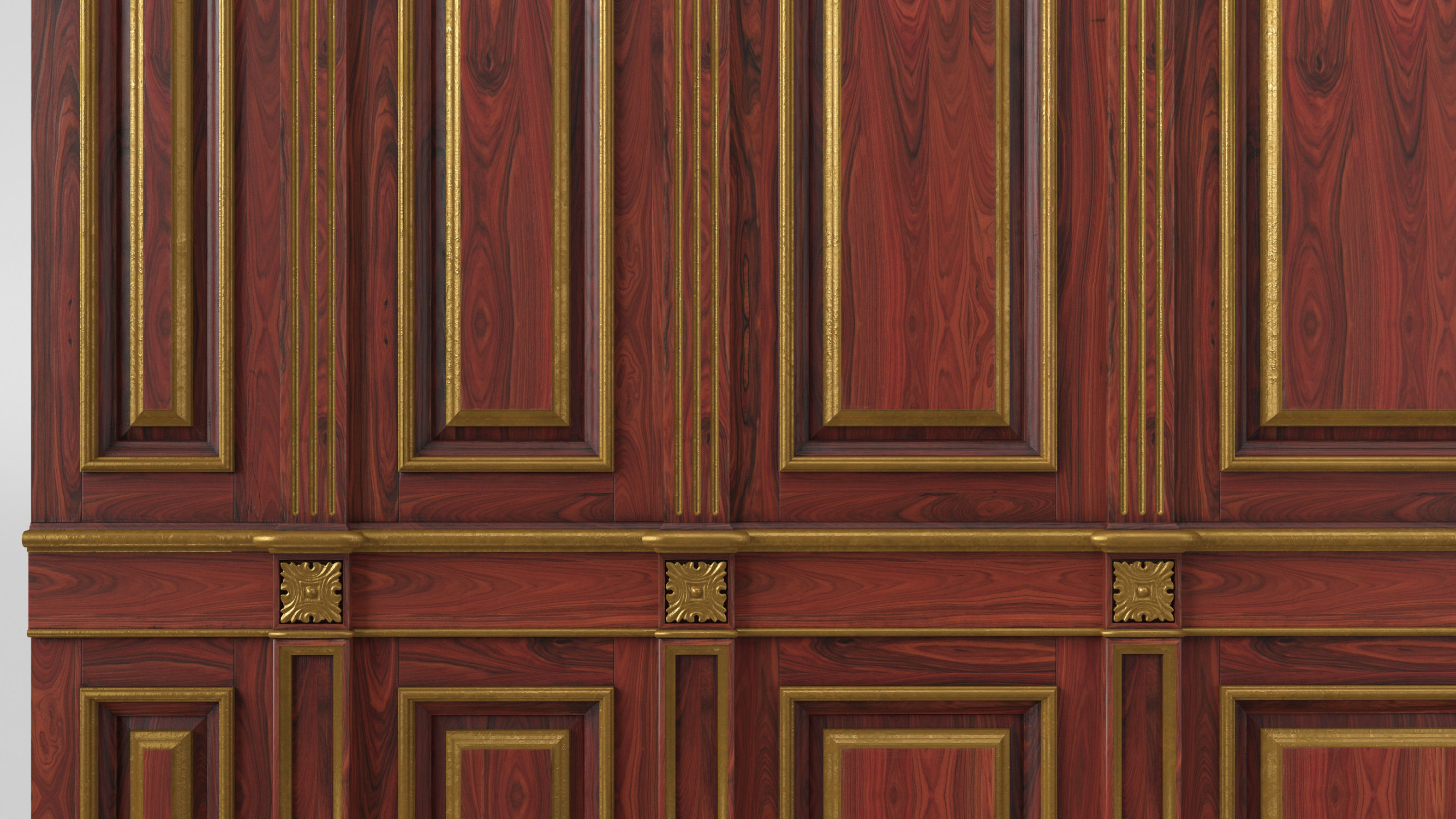 Wooden panel 02 04 3D model | CGTrader
