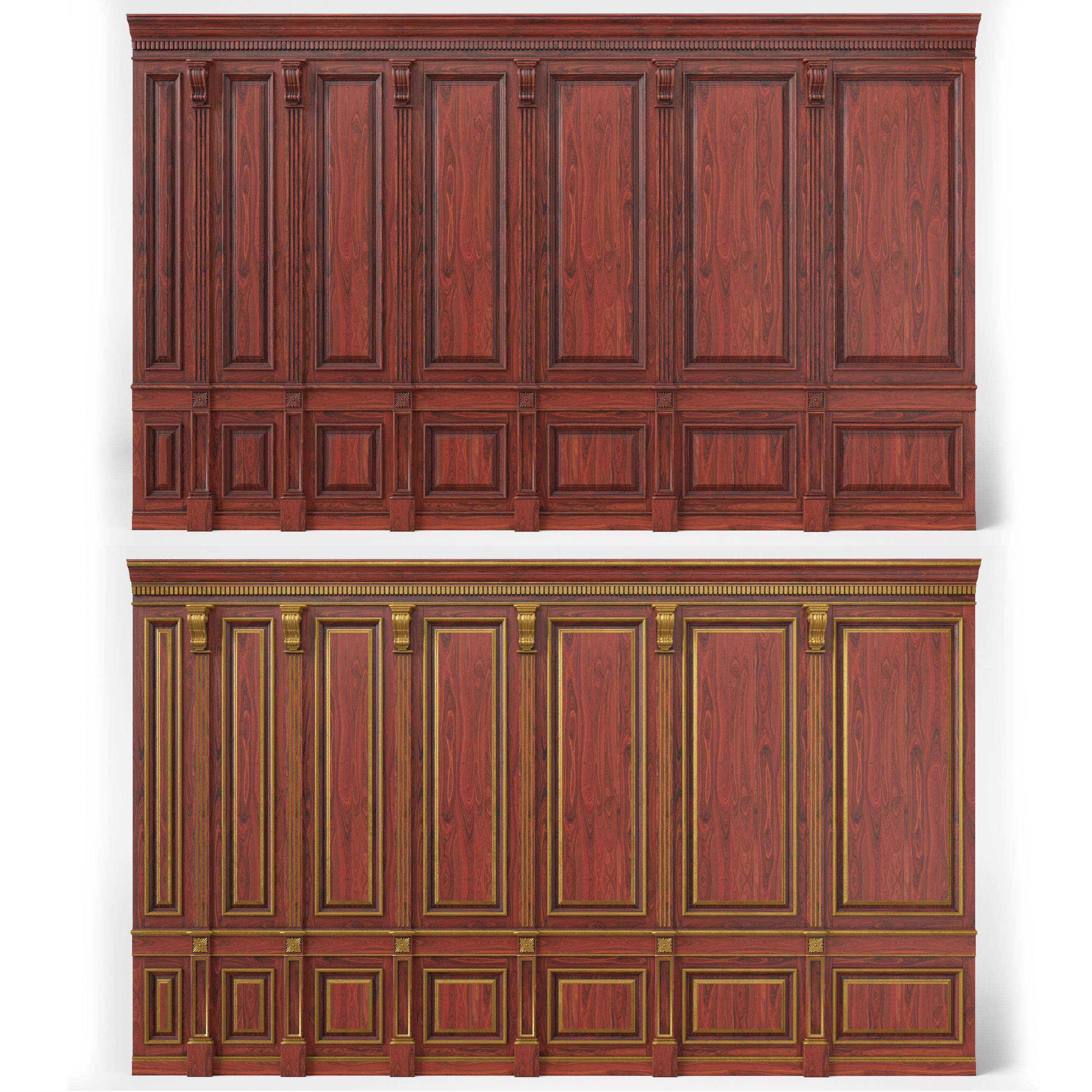 Wooden panel 02 04 3D model | CGTrader