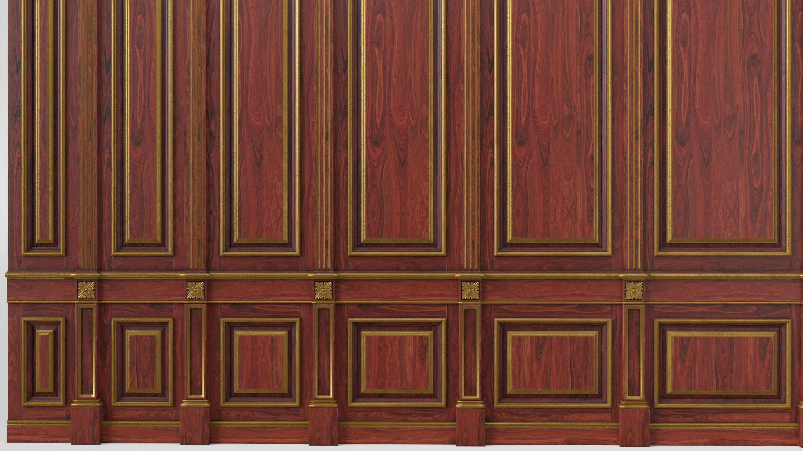 Wooden panel 02 04 3D model | CGTrader