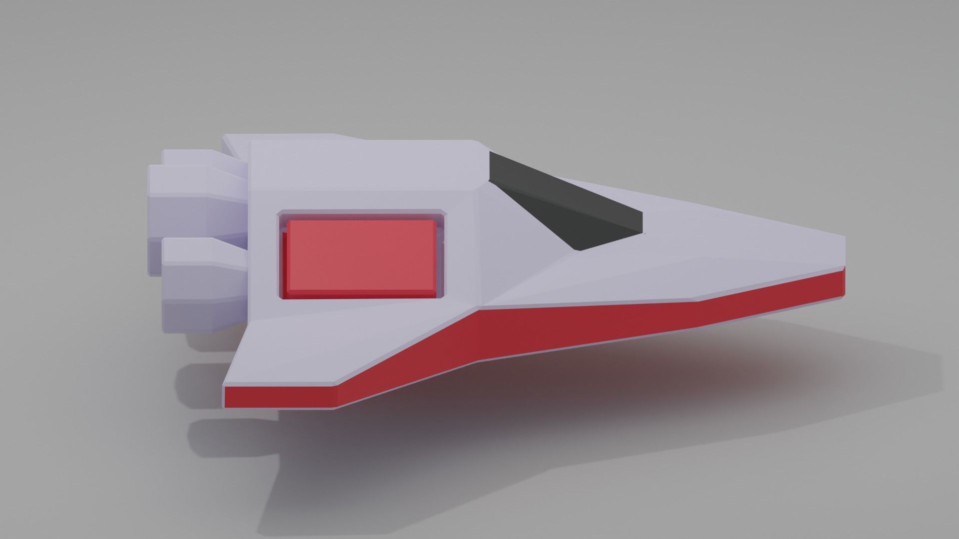 Lowpoly Space Ship 3D model | CGTrader