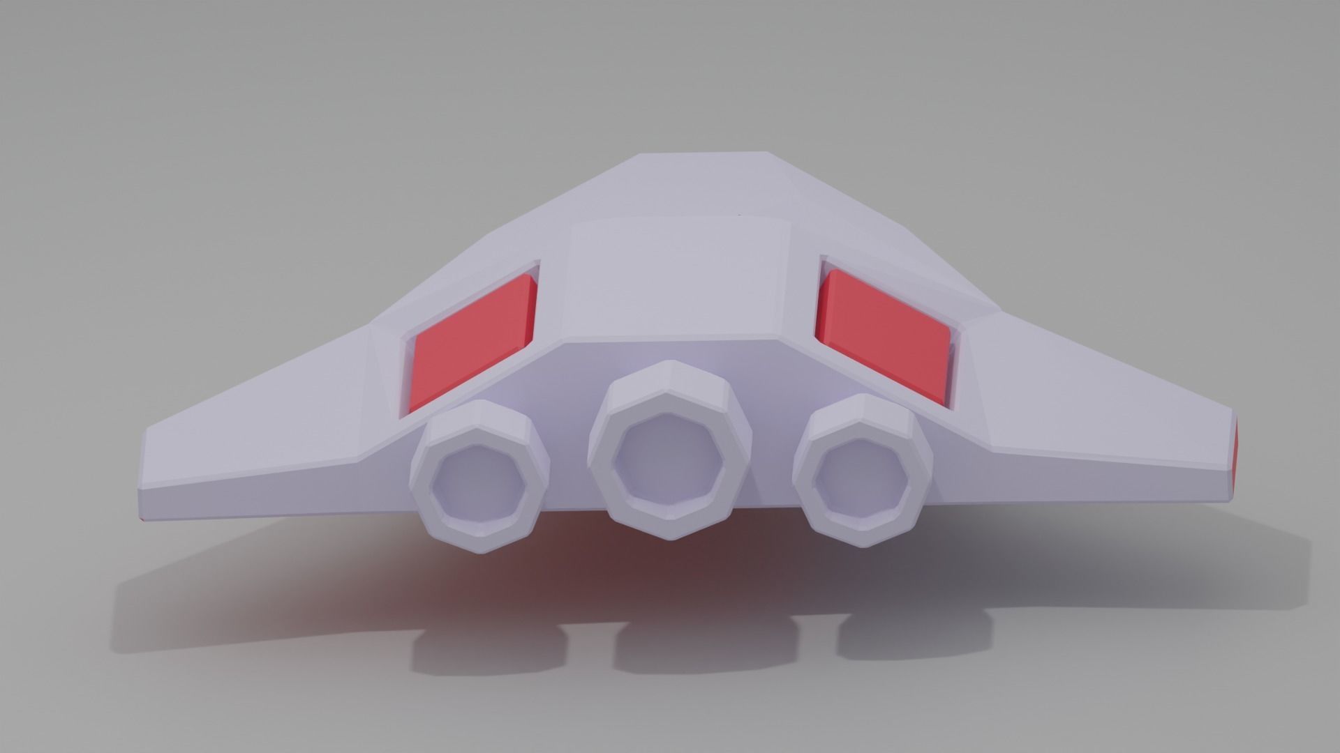 Lowpoly Space Ship 3D model | CGTrader