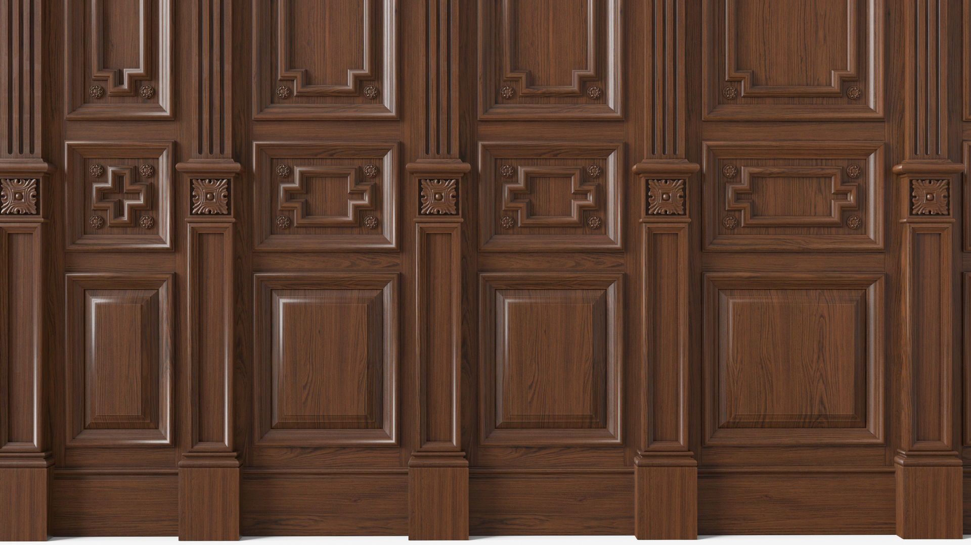 Wooden panel 03 01 3D model | CGTrader