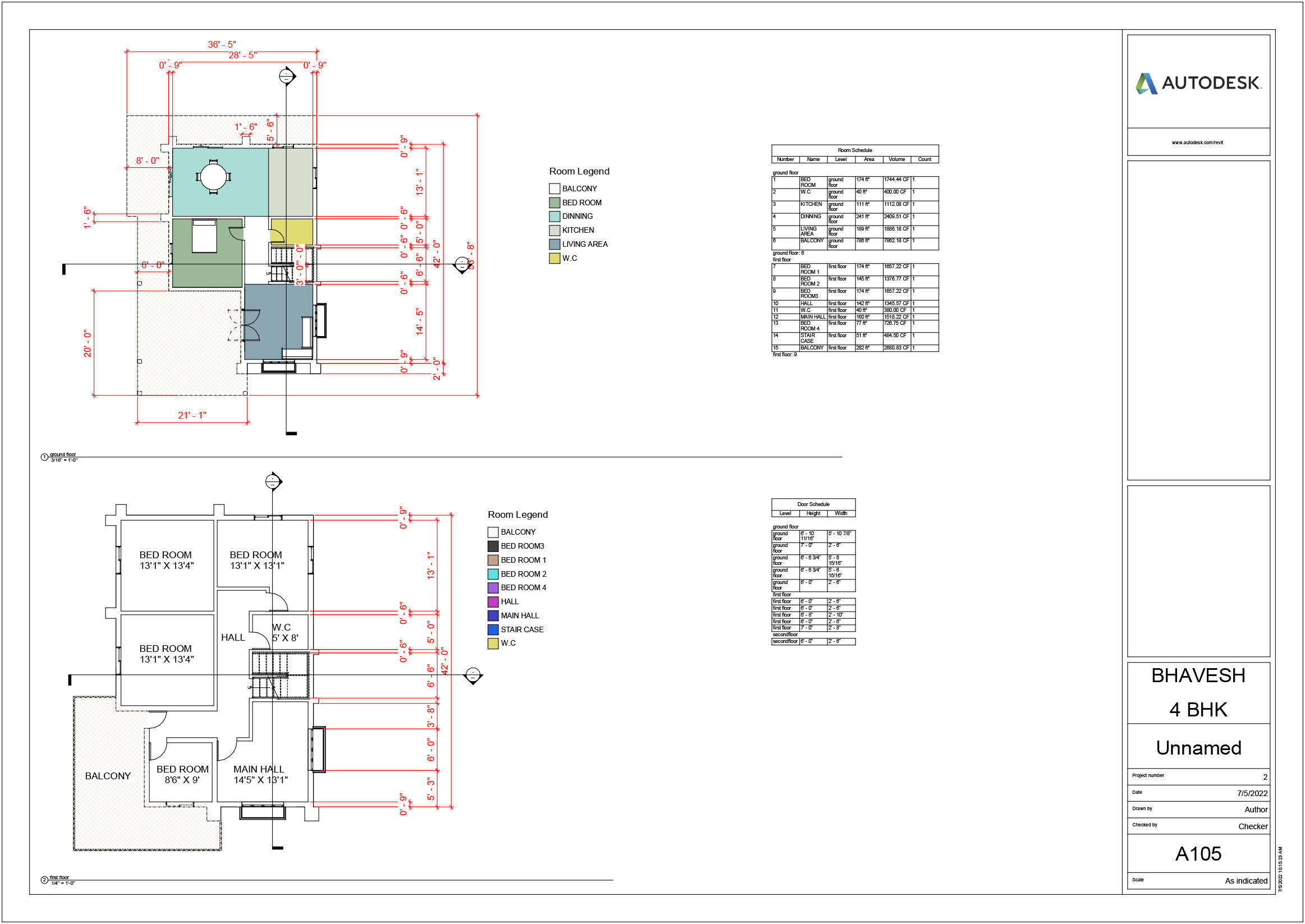 double story villa REVIT 3D model | CGTrader