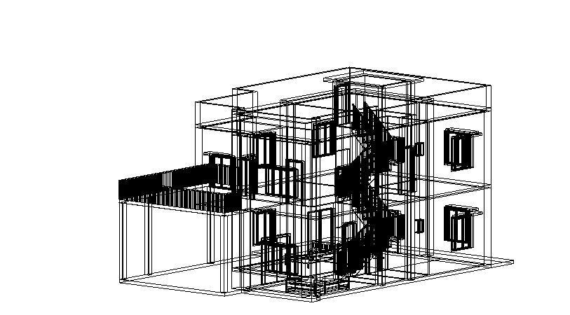 double story villa REVIT 3D model | CGTrader