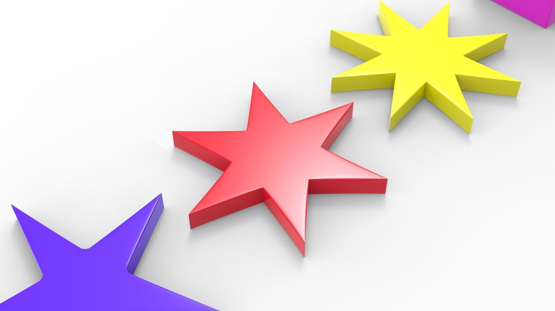 SHAPES-3D PRINTABLE free 3D model 3D printable | CGTrader