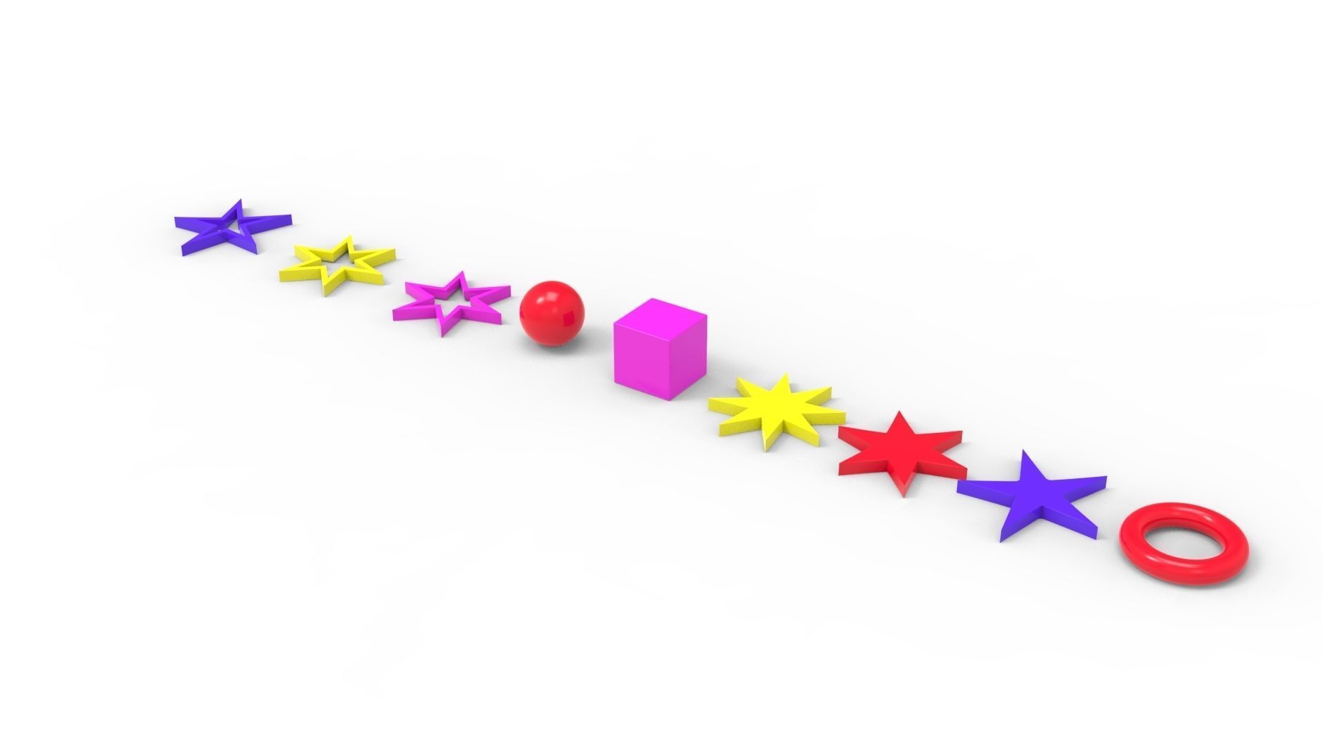 SHAPES-3D PRINTABLE free 3D model 3D printable | CGTrader