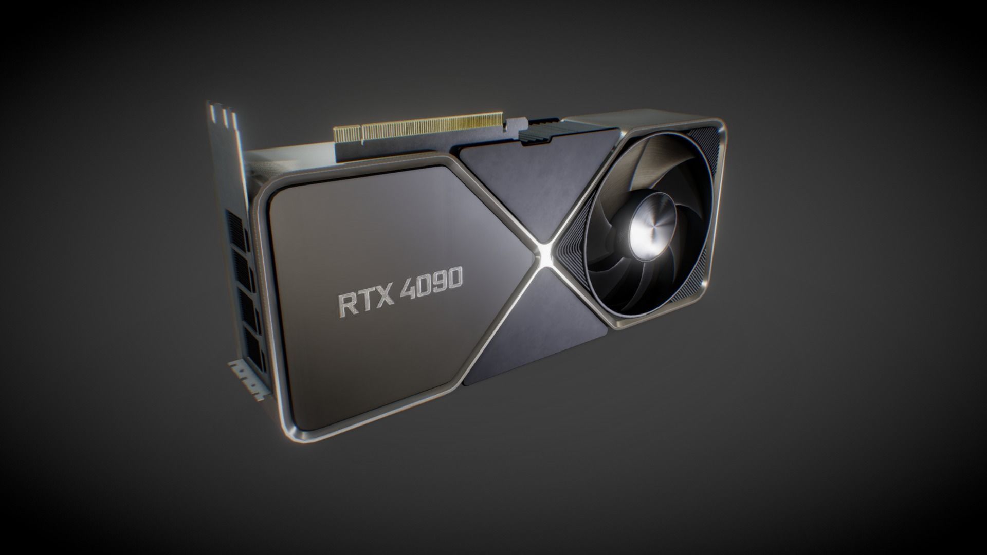 3D model NVIDIA GeForce RTX 4090 GPU VR / AR / low-poly | CGTrader