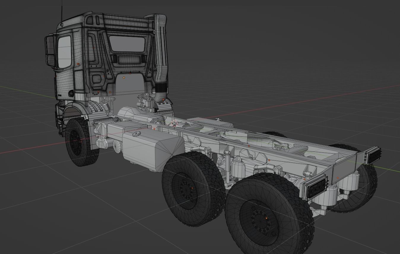 Mercedes Arocs 6x6 3D model | CGTrader
