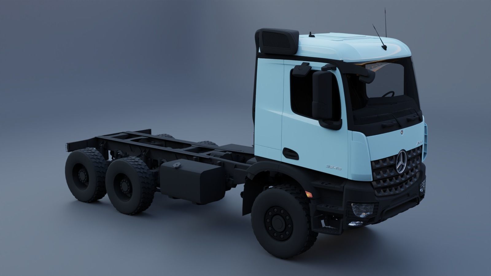 Mercedes Arocs 6x6 3D model | CGTrader