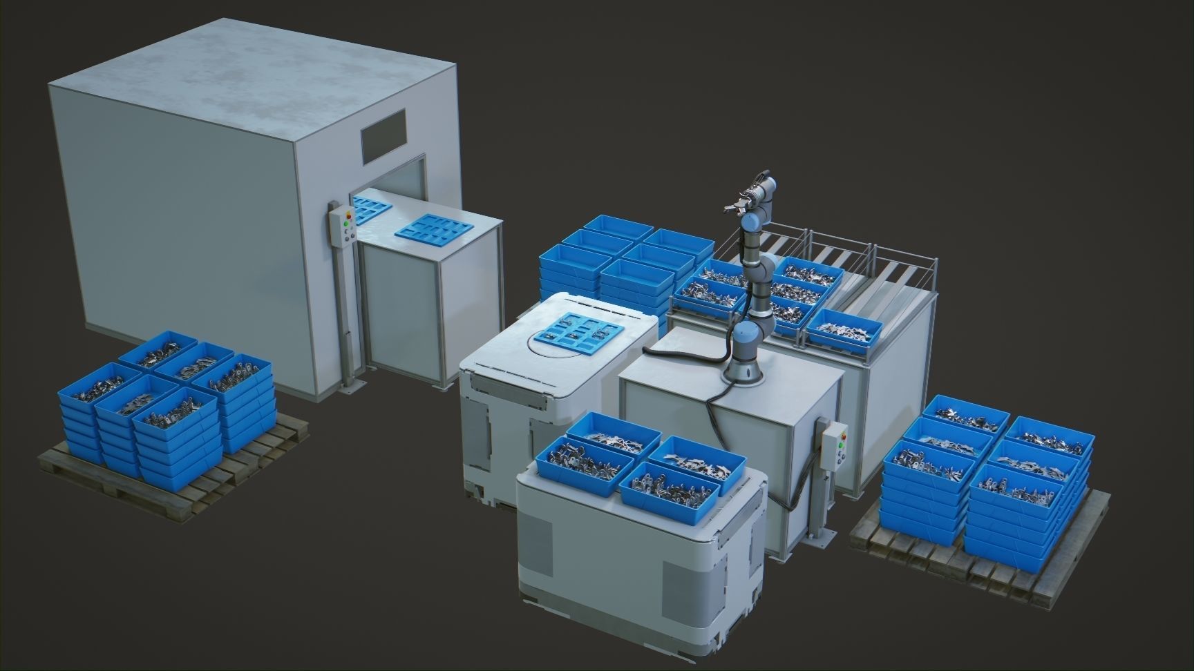 3D model Industrial Packing Machine VR / AR / low-poly | CGTrader
