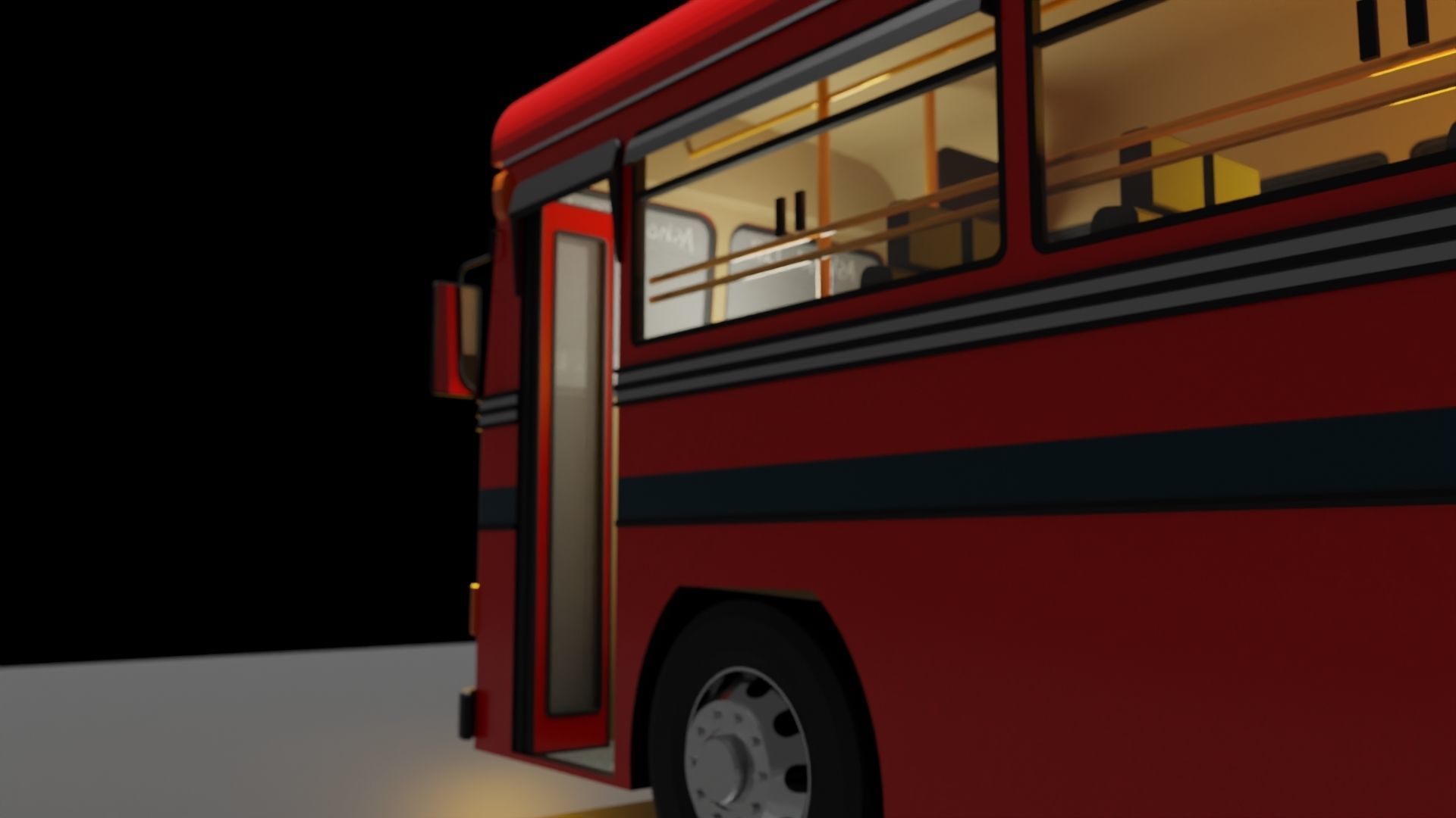 3D model Ashoke Layland Bus VR / AR / low-poly | CGTrader