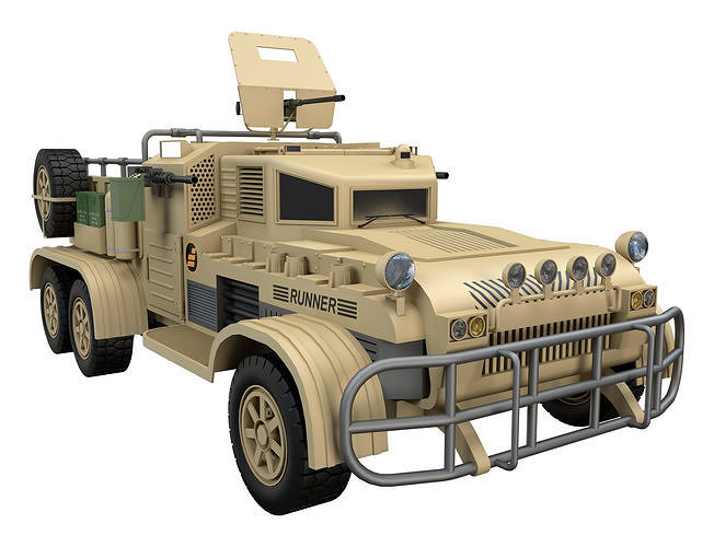 Desert Runner Concept 3D model | CGTrader