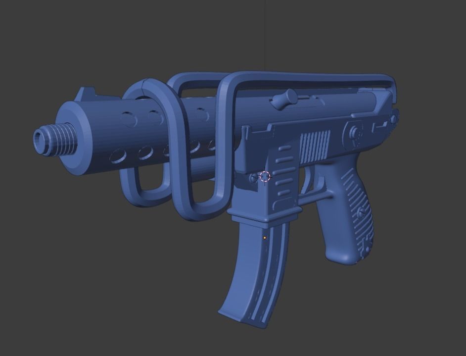 TEC9 UZIMATIC TEC-9 REPLICA PROP 3D model 3D printable | CGTrader