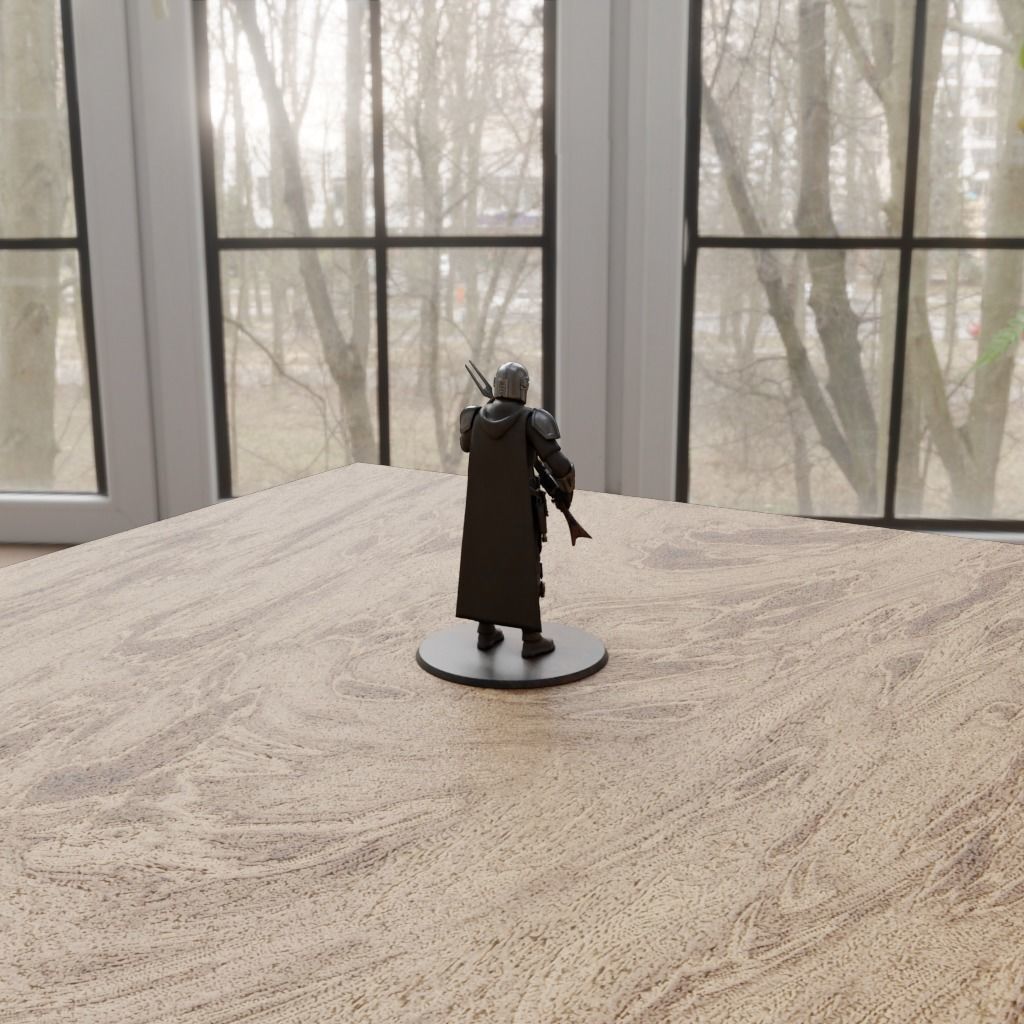 3D model The Mandalorian Mini-Figure VR / AR / low-poly | CGTrader
