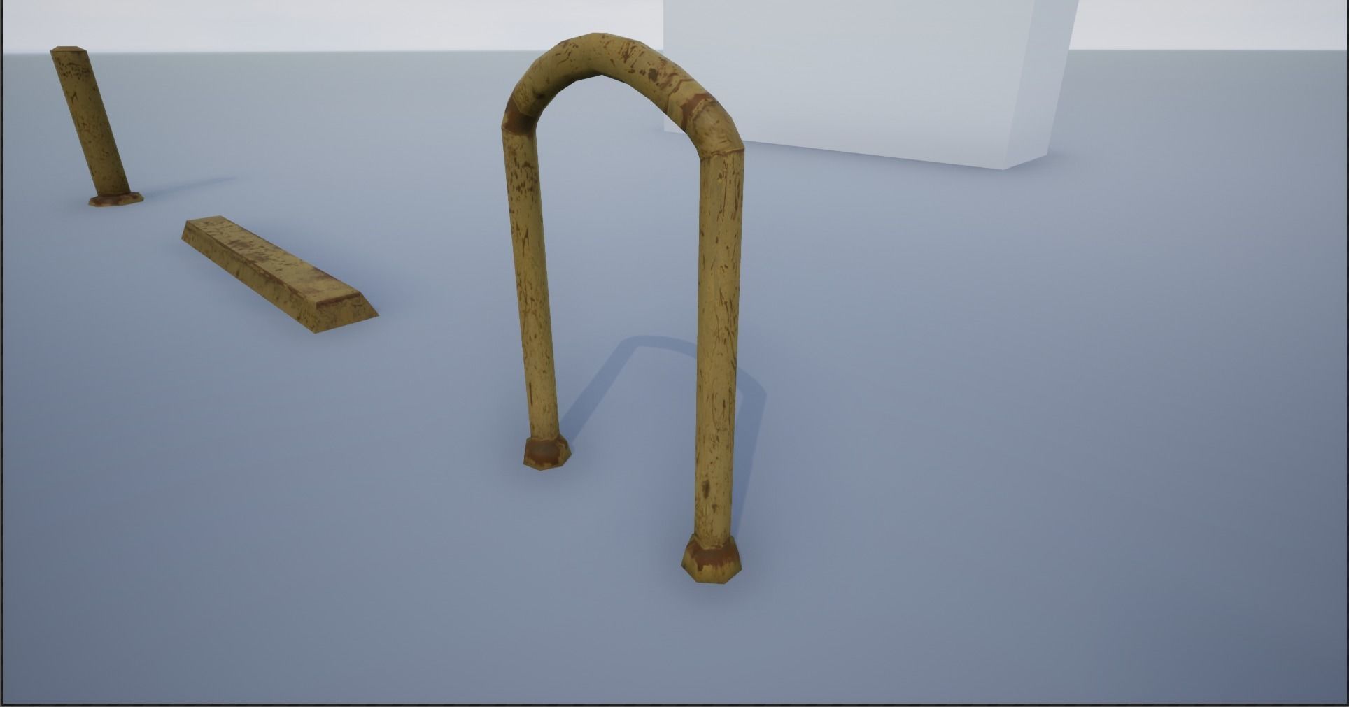 3D model Parking and Street Obstacles - Bumps VR / AR / low-poly | CGTrader