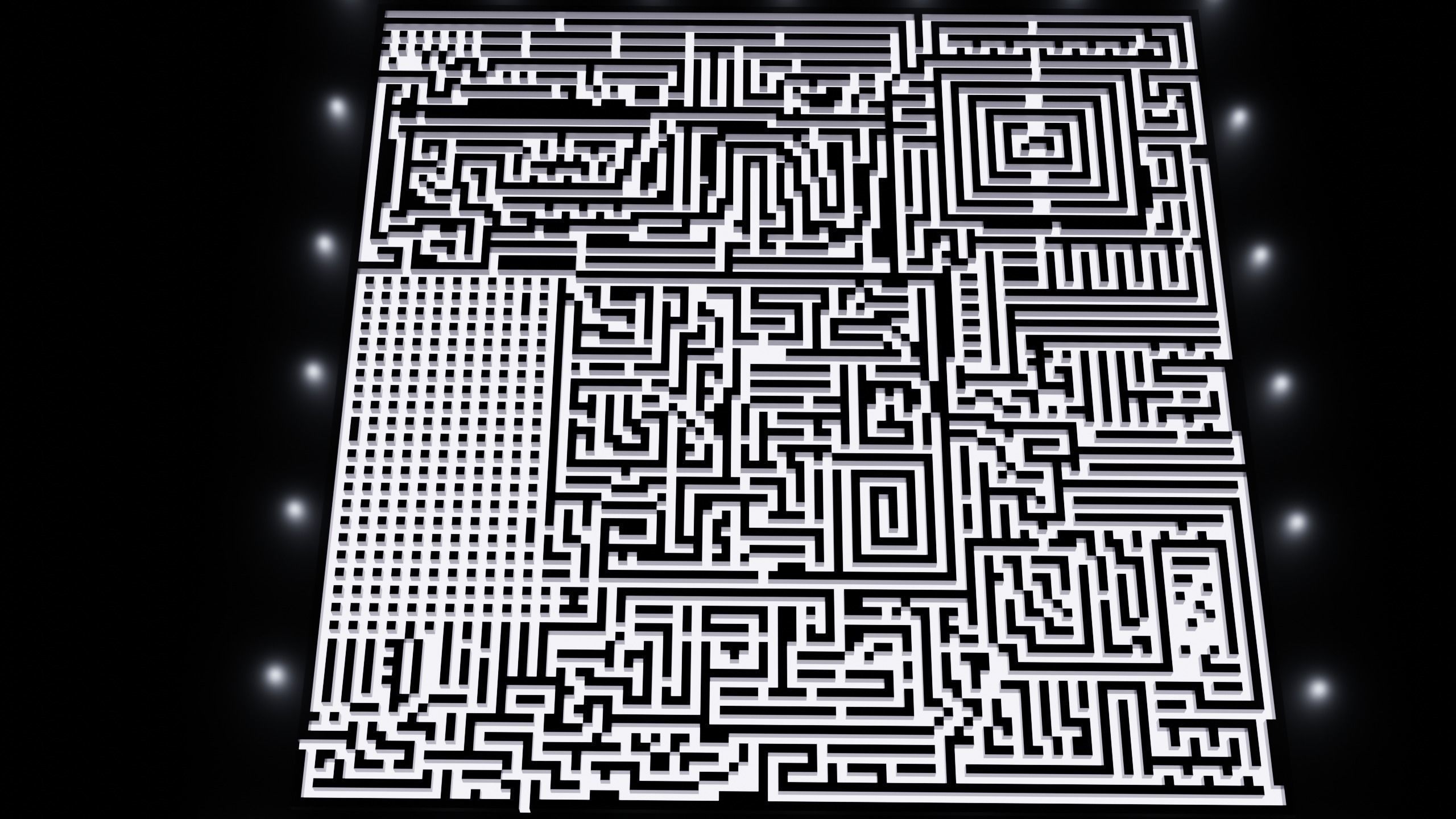 3D model XL Gigantic Maze v3 VR / AR / low-poly | CGTrader