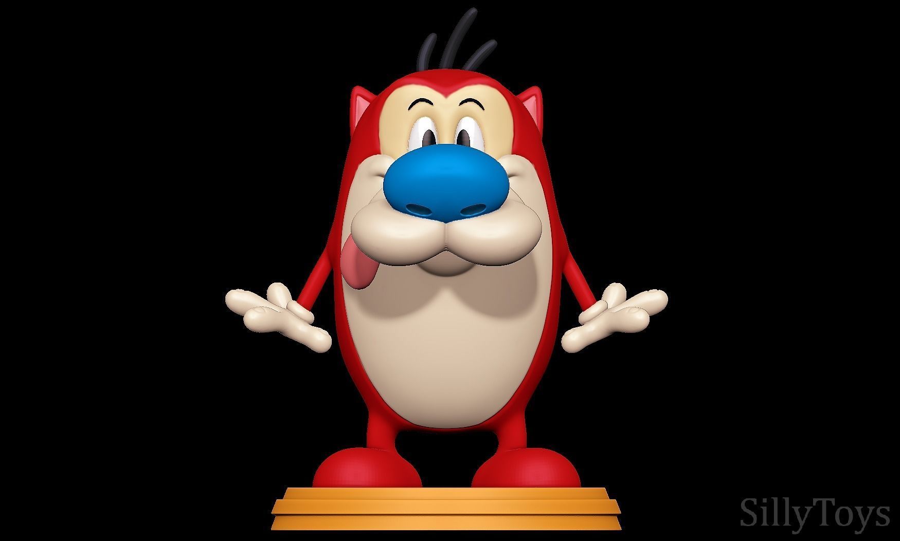 Stimpy - The Ren and Stimpy Show 3D model 3D printable | CGTrader