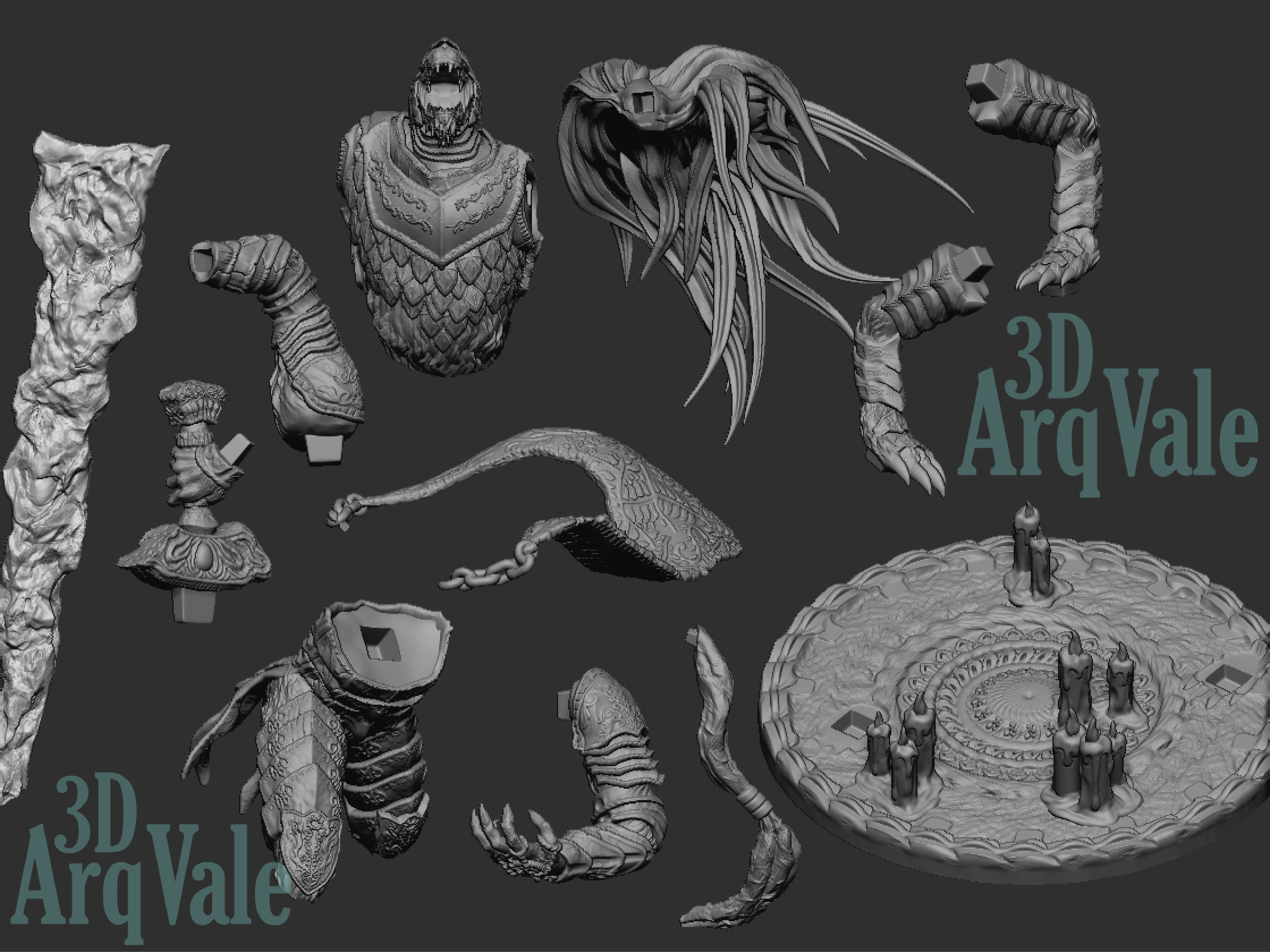 Maliketh - Black Blade 3D model 3D printable | CGTrader