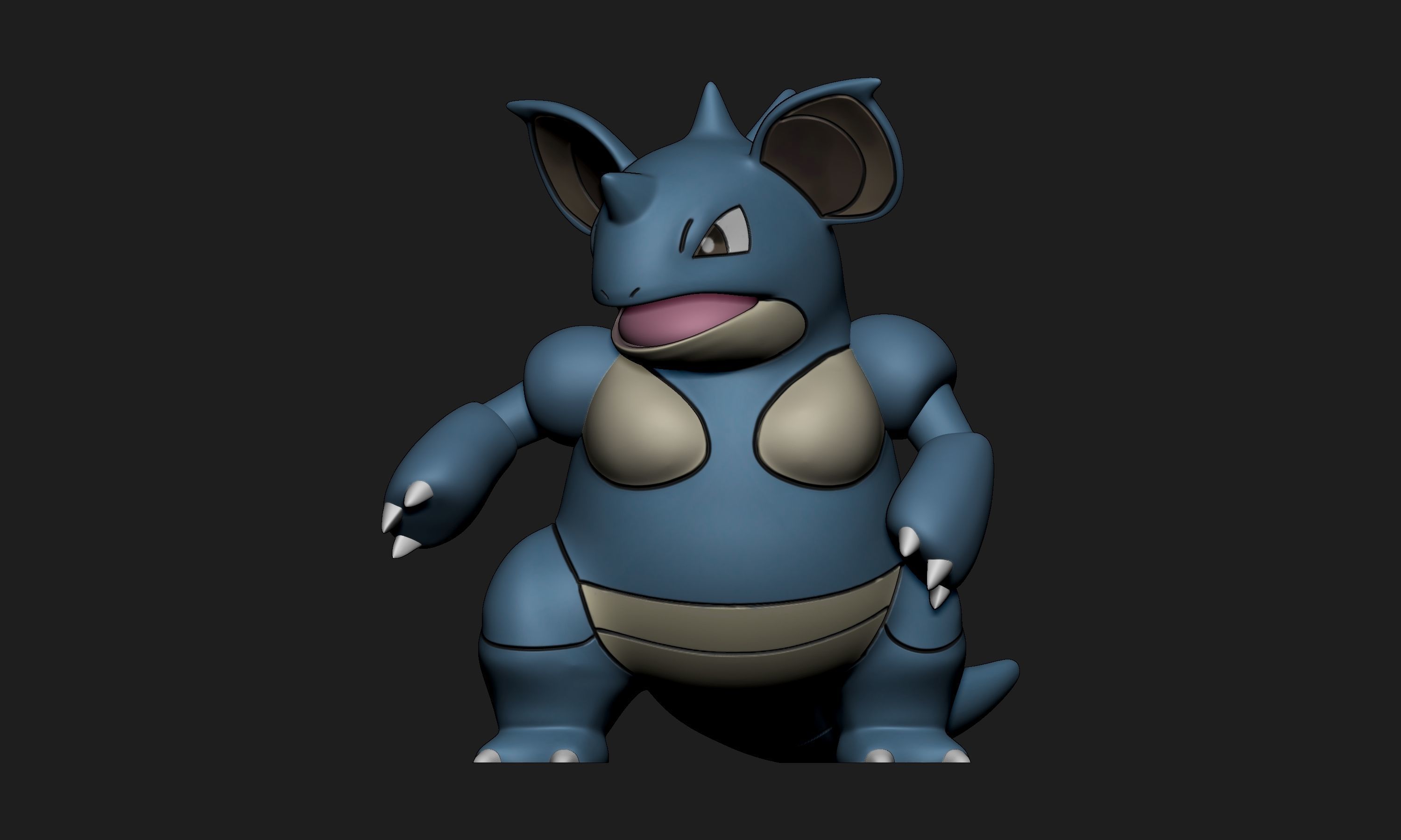 Pokemon - Nidoqueen with 2 poses 3D model 3D printable | CGTrader
