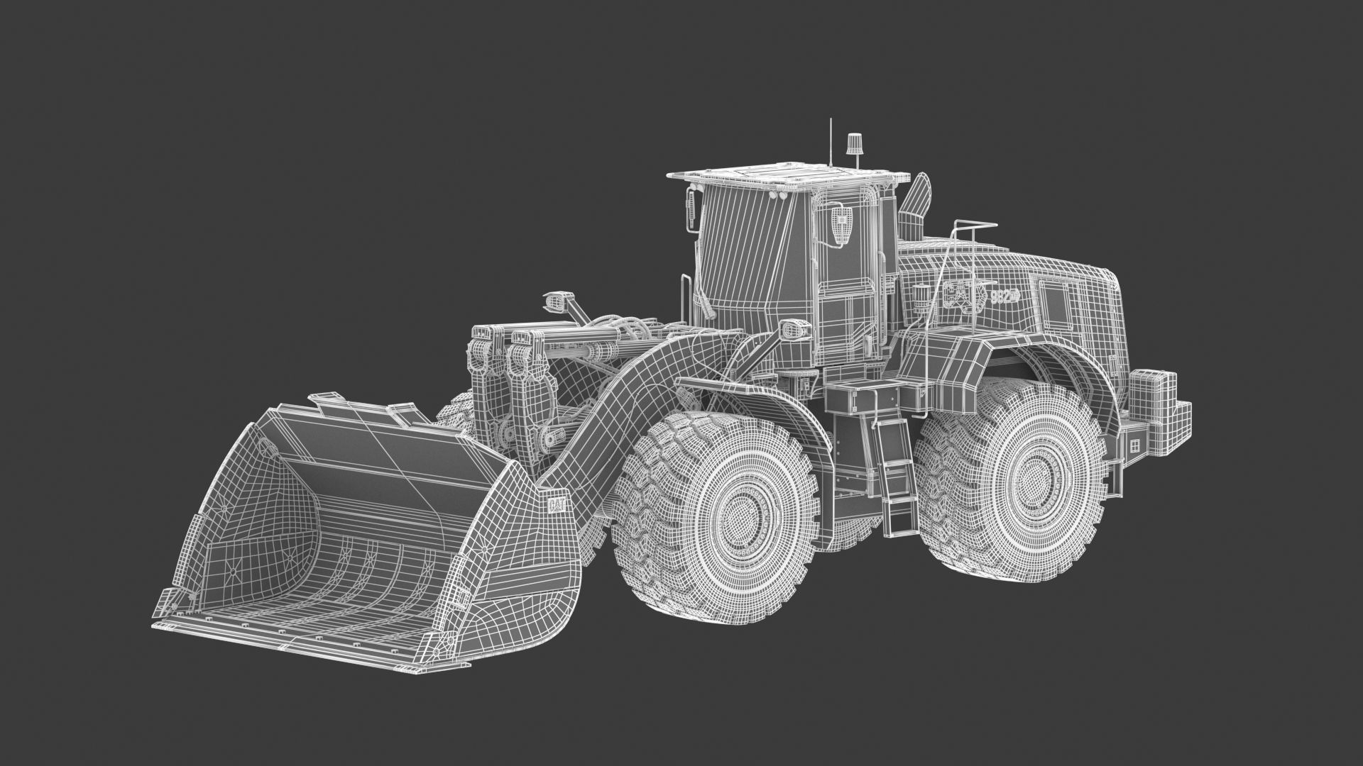 CAT 982 XE Wheel Loader 3D model | CGTrader