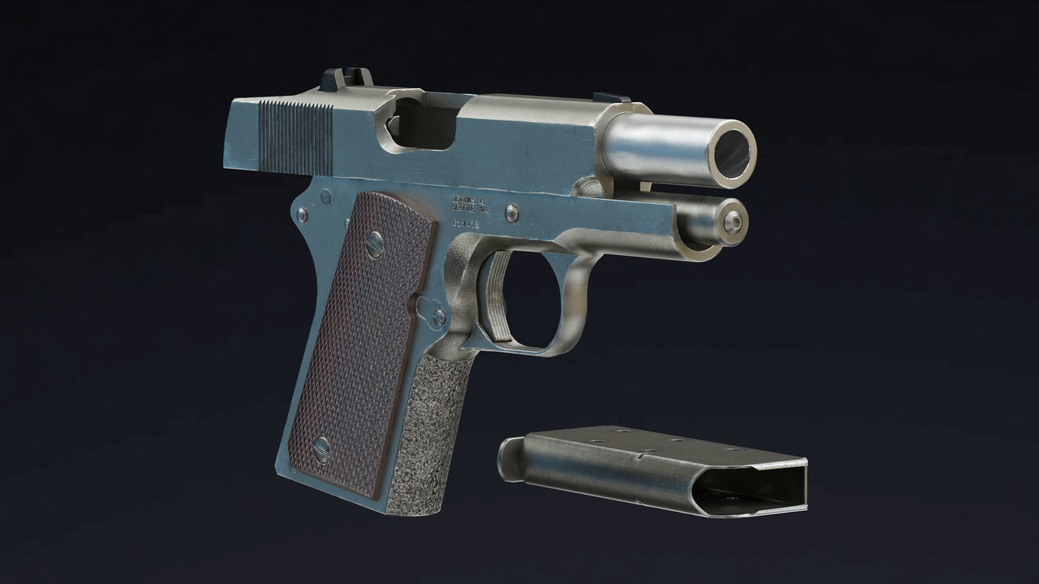 3D model Detonics Combat Master Low Poly VR / AR / low-poly | CGTrader