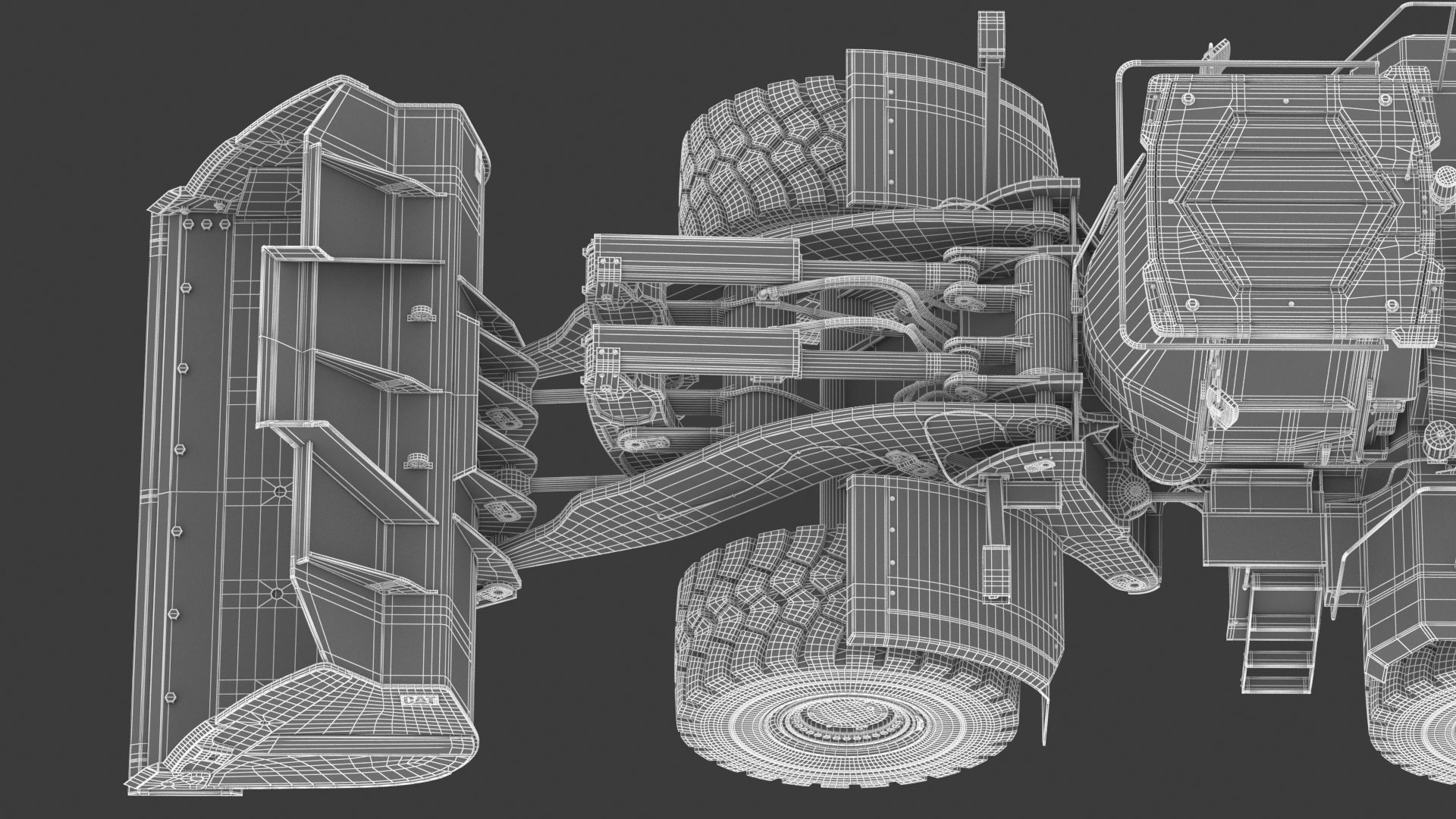 Wheel Loader Generic 3D model | CGTrader