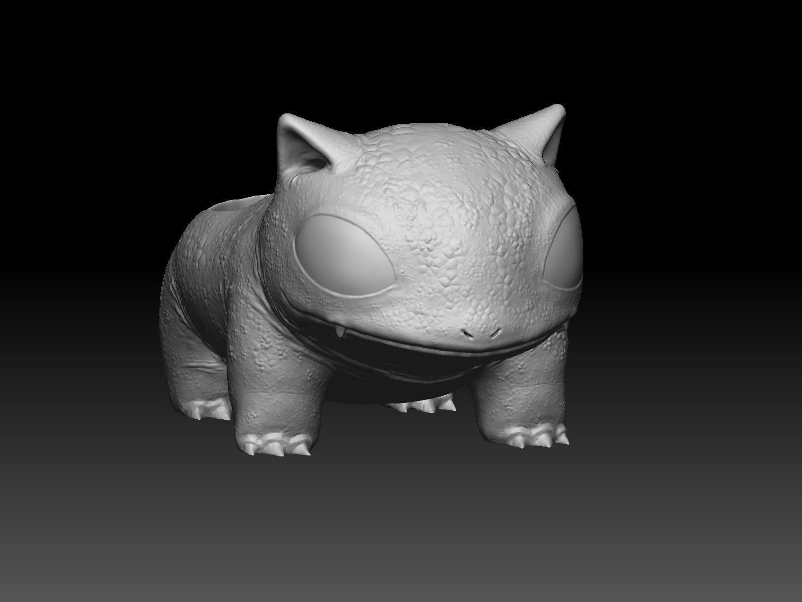 bulbizarre bulbasaur planteur STL file for 3d printer 3D model 3D ...