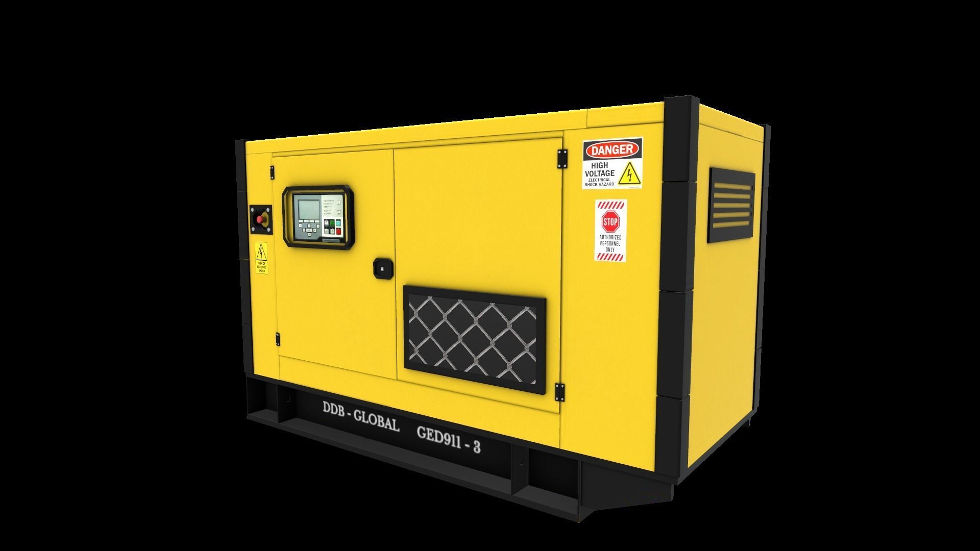 3D model Power Generator 3d Model Low Poly VR / AR / low-poly | CGTrader